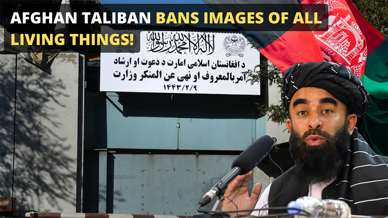 Afghan Taliban Bans Images of All Living Things!