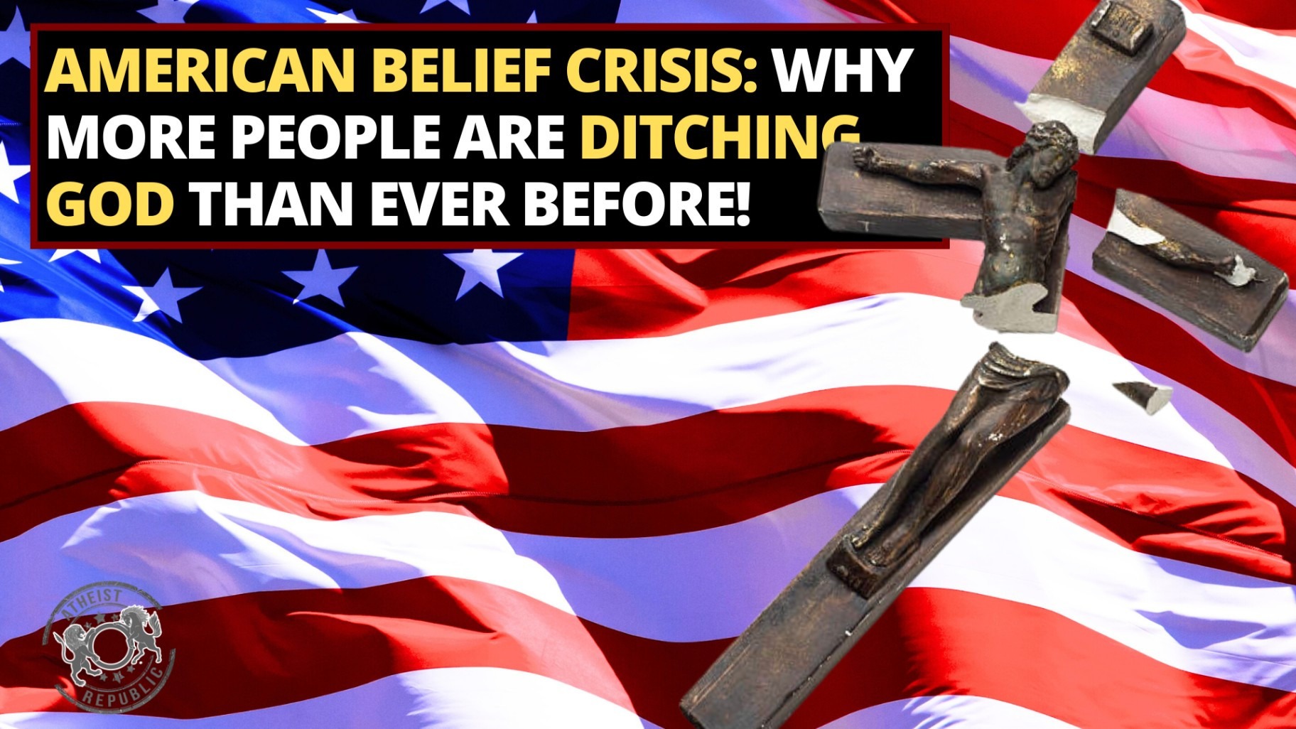 American Belief Crisis: Why More People Are Ditching God Than Ever Before!