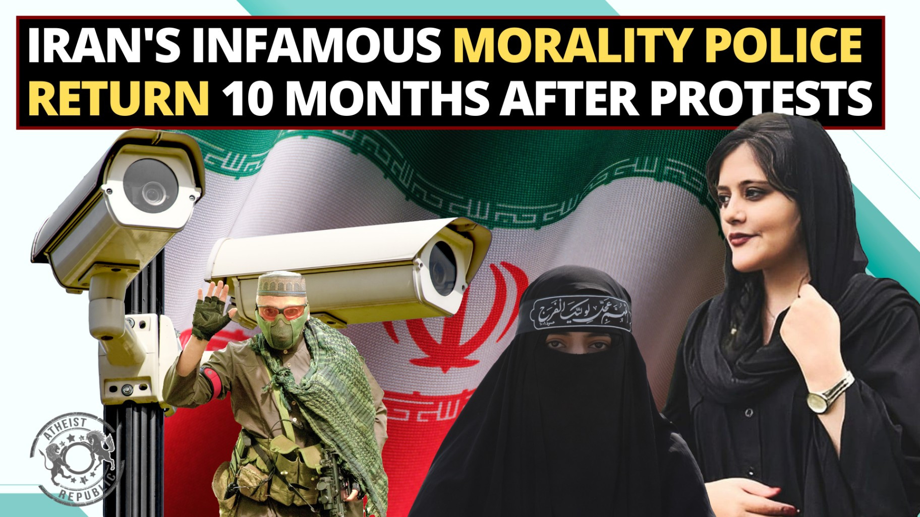 Iran's Infamous Morality Police Return 10 Months After Protests