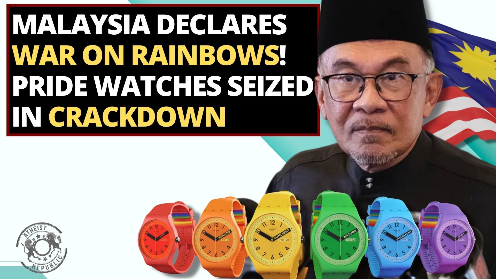 Malaysia Declares War on Rainbows! Pride Watches Seized in Crackdown